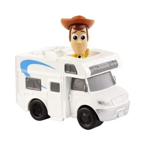 Disney Pixar Toy Story 4 Woody Mini Figure with RV Vehicle, Compact for ...